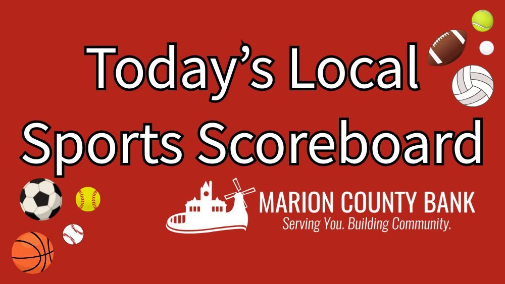 Today's Marion County Bank Radio Scoreboard 5/16/26 | KNIA - KRLS
