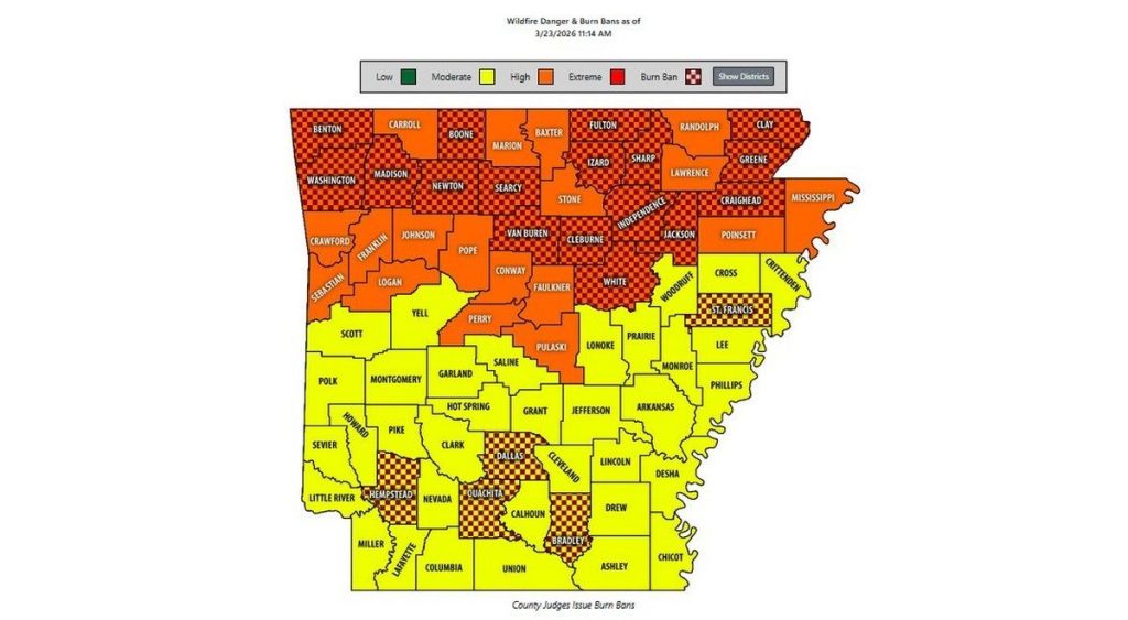 Updated: Area burn ban list expanded Monday afternoon | KTLO - Part 5