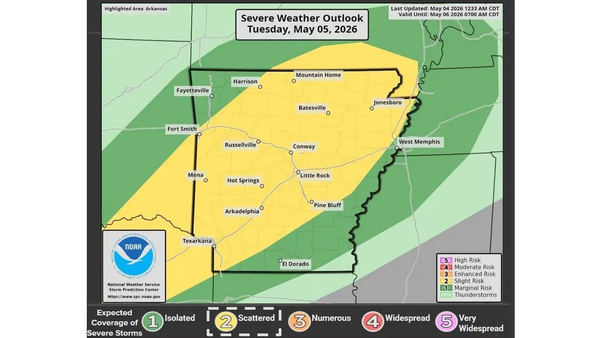 Severe storms possible Tuesday into Wednesday | KTLO