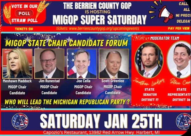 Berrien County GOP to host forum with candidates for MI Republican ...