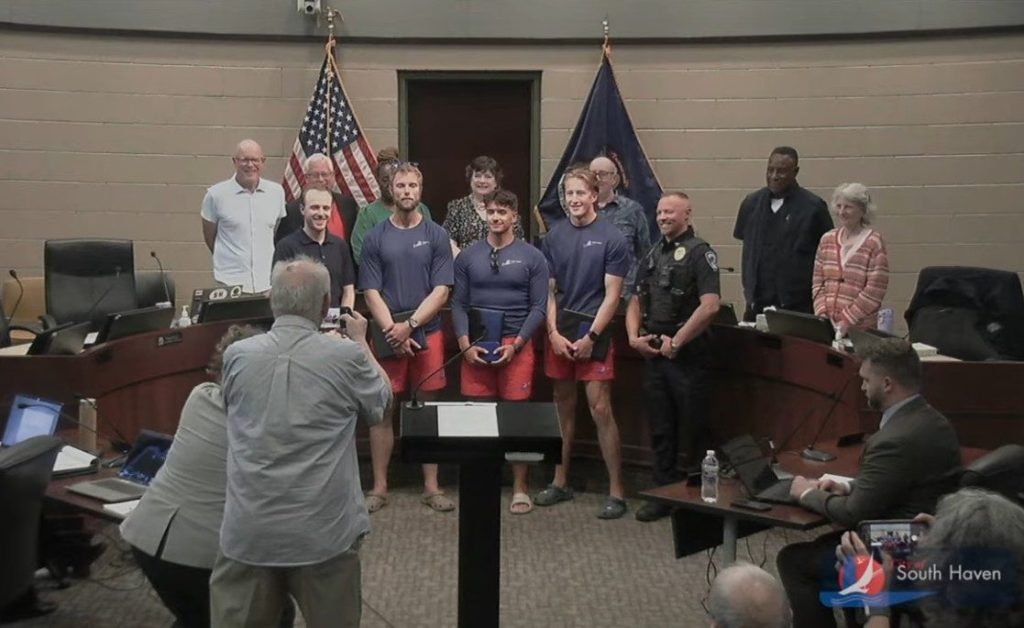South Haven Mayor thanks lifeguards for saving life of husband | News ...