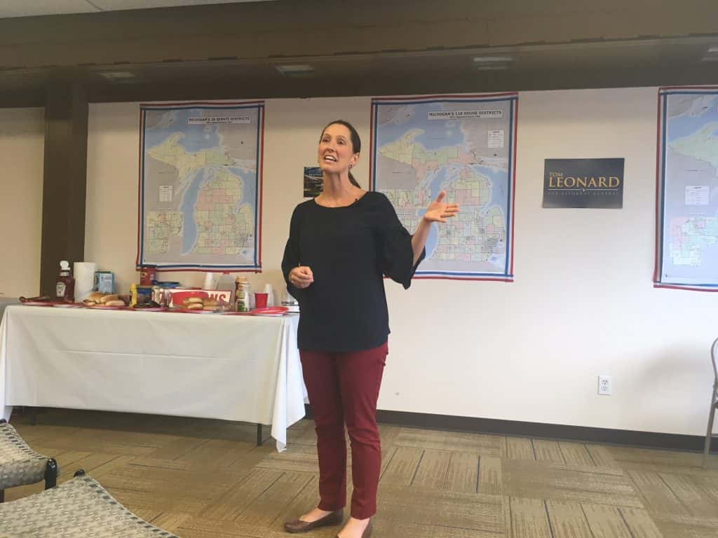Lt. Governor candidate Lisa Posthumus Lyons visits area | WBTI