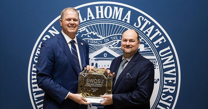 Dr. Trevor Ellis Receives SWOSU's 2026 Bernhardt Academic Excellence ...