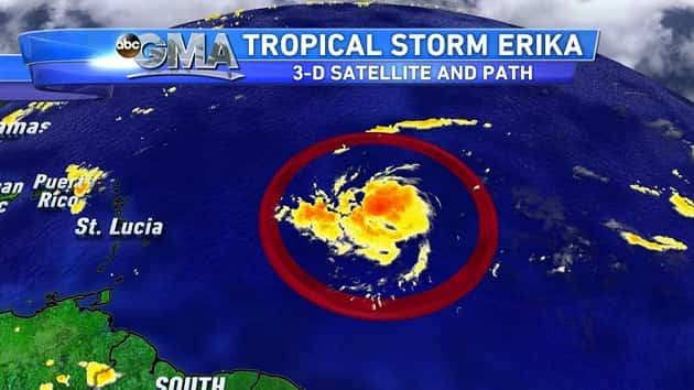 Tropical Storm Erika Forms in Atlantic Ocean | MyCentralOregon.com ...