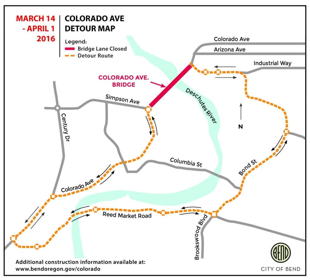 Colorado Bridge Work Starts Monday in Bend | MyCentralOregon.com ...