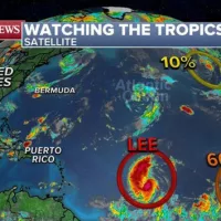 Tropical Storm Lee: Projected path, maps and hurricane tracker ...