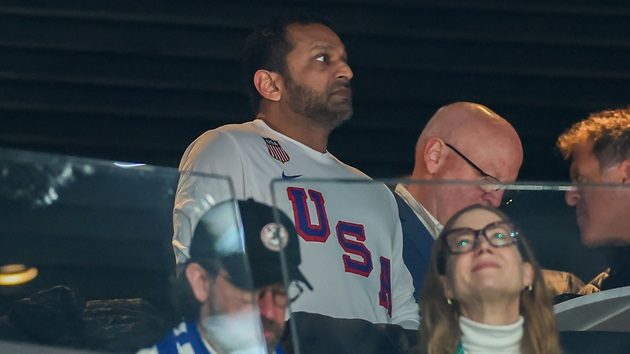 FBI Director Kash Patel joins Team USA hockey in locker room ...