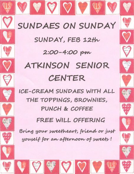 Sundaes on Sunday at Atkinson Senior Center - Holt County Economic ...