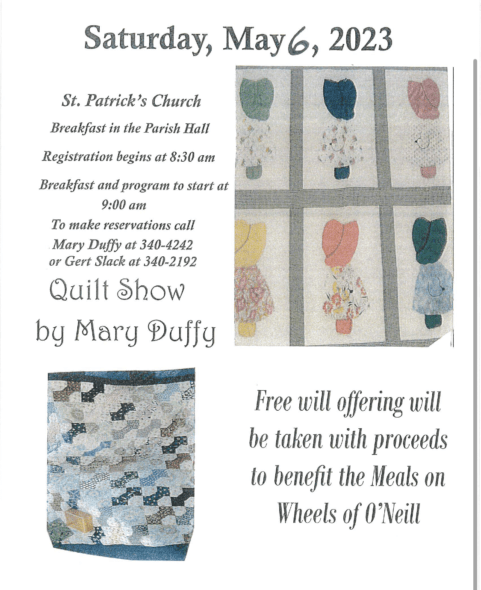 Quilt Show by Mary Duffy - Holt County Economic Development | Serving ...