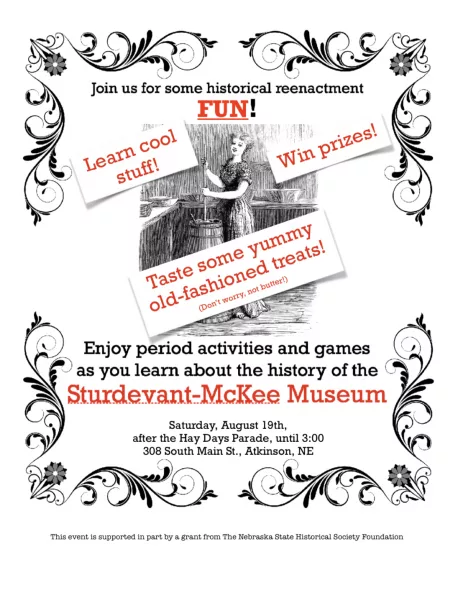Sturdevant-McKee Museum Activities - Holt County Economic Development ...