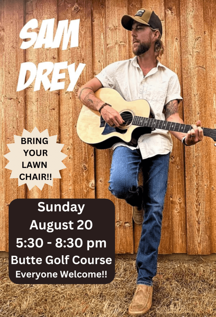 Butte Golf Course Scramble Fundraiser & Sam Drey Performing | KBRX 102.9 FM