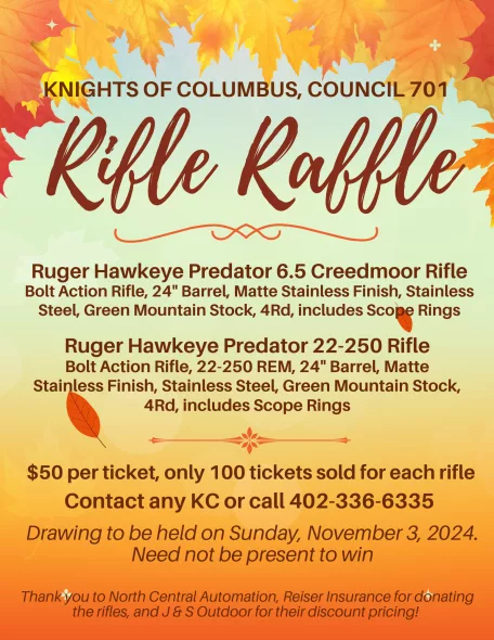 O’Neill Knights of Columbus Rifle Raffle - Holt County Economic ...