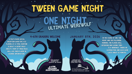 Tween Game Night: Ultimate Werewolf! | Town Crier Wire