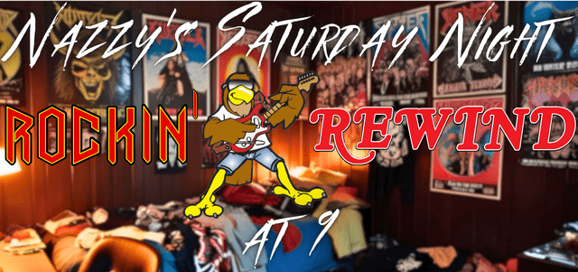 Nazzy's Saturday Night Rockin' Rewind | WLKZ 104.9 Hawk FM