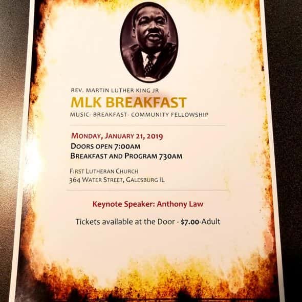 Annual Reverend Dr. Martin Luther King Day Community Breakfast | WGIL ...