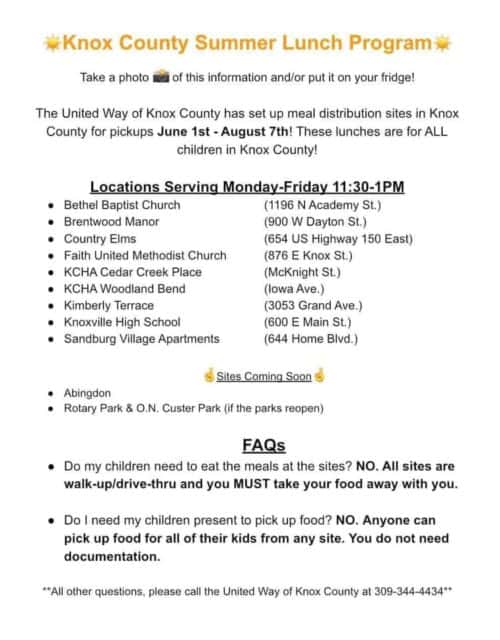 Knox County Summer Lunch Program WGIL 93 7 FM 1400 AM knox-county-summer-lunch-program-wgil-93-7-fm-1400-am