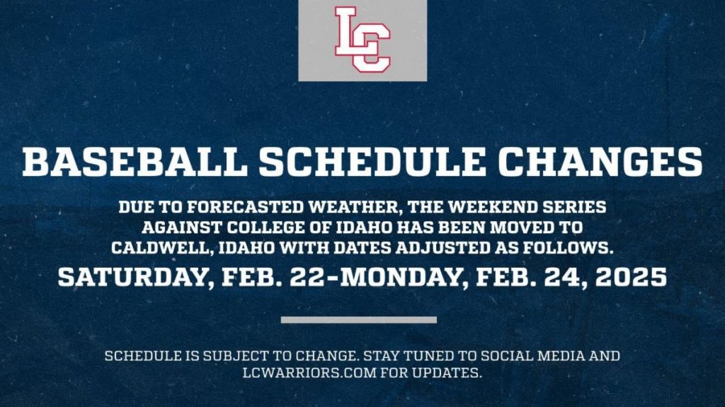 LC State Baseball Weekend Series Moved to Caldwell | KOZE