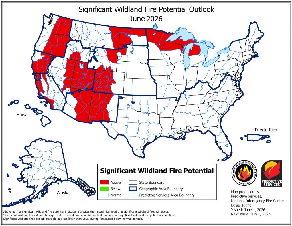 Wildland Fire Prediction Above Average | KOZE