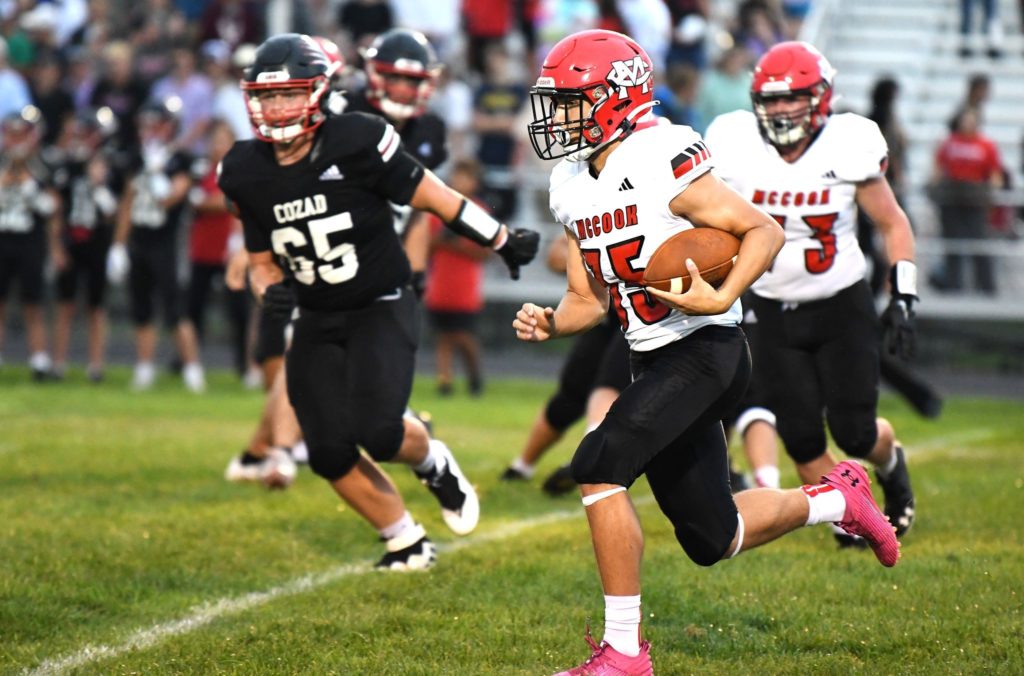 INTERVIEW: Bison football wins season opener at Cozad. More with MHS HC ...