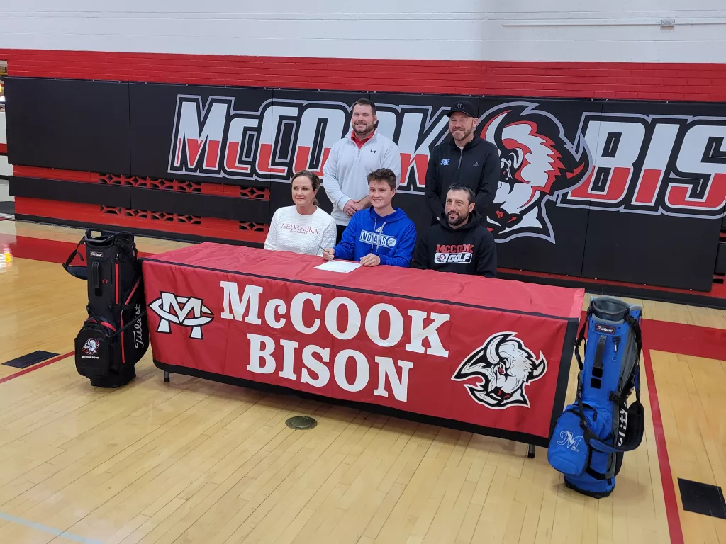 INTERVIEW: Bison senior golfer Cole Graham signs with McCook Community ...
