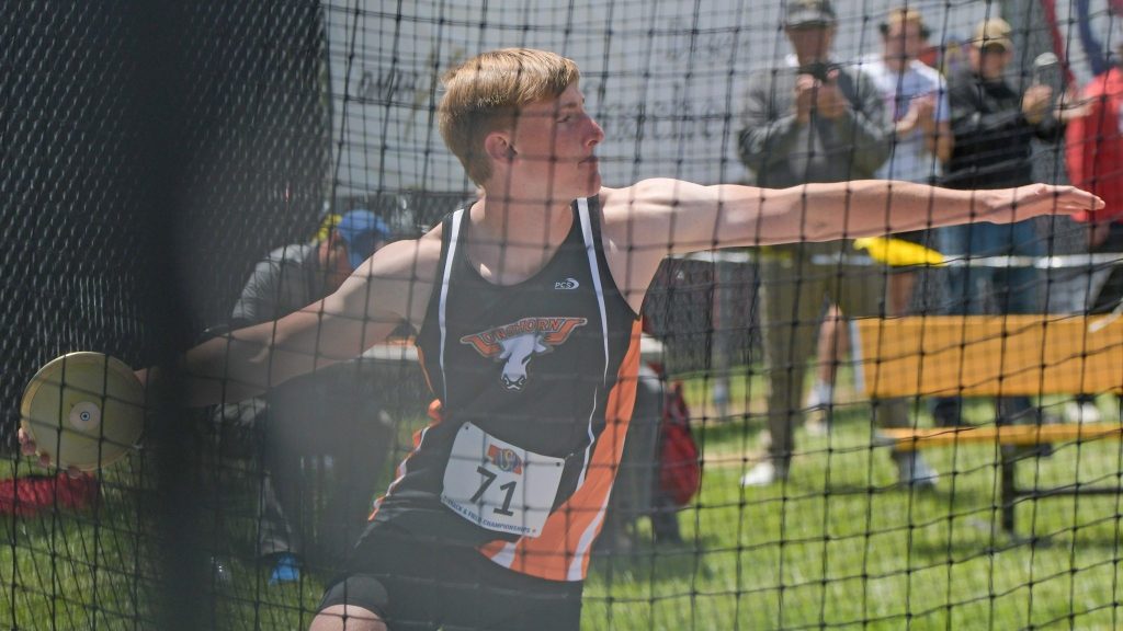 INTERVIEW: Chase County's Noah Rau throwing at the Nike National Track ...