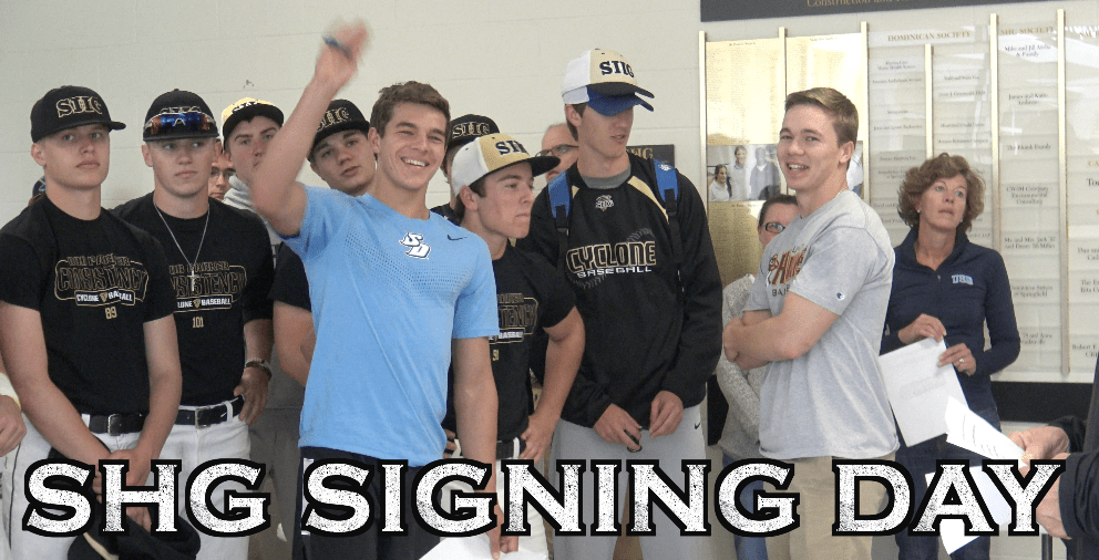 Six SHG Cyclone Athletes Make College Decisions | Channel 1450
