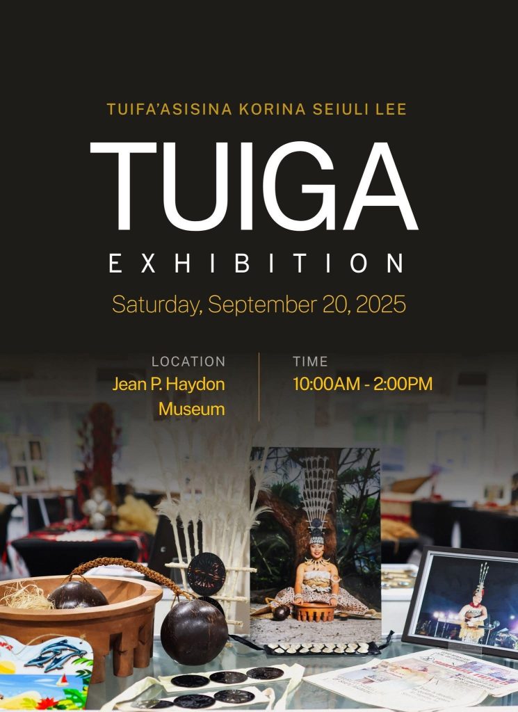 Tuiga Exhibition opens Saturday at Jean P. Haydon Museum | Talanei