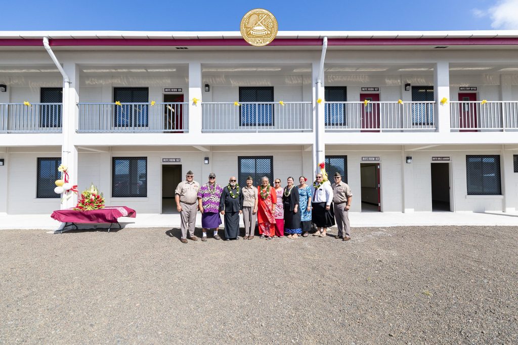 Tafuna High School dedicates $1.5 m JROTC building | Talanei