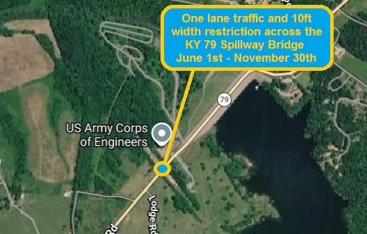 Work On KY 79 At Rough River Lake Spillway Bridge Slated To Begin ...