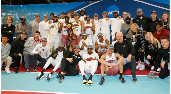 No. 1 Arkansas men complete mission with 21st NCAA Indoor Championship ...
