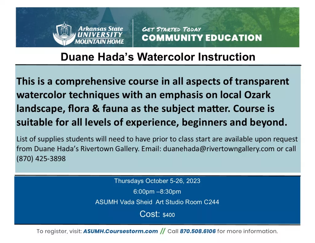 Duane Hadas Watercolor Instruction | KTLO