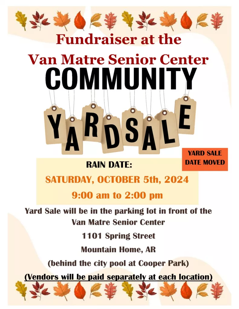Van Matre Senior Center Community Yard Sale | KTLO