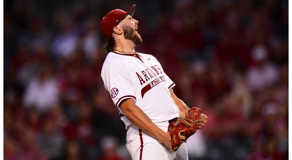 No. 11 Arkansas baseball team spins combined 2-hit shutout in series ...