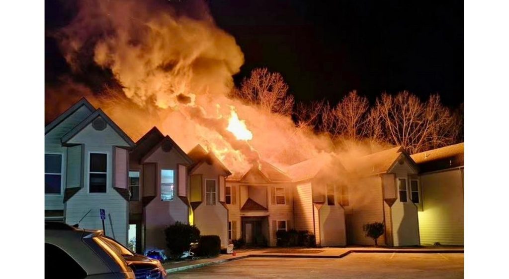 Fire displaces 20 residents Sunday evening at Keystone Apartments | KTLO
