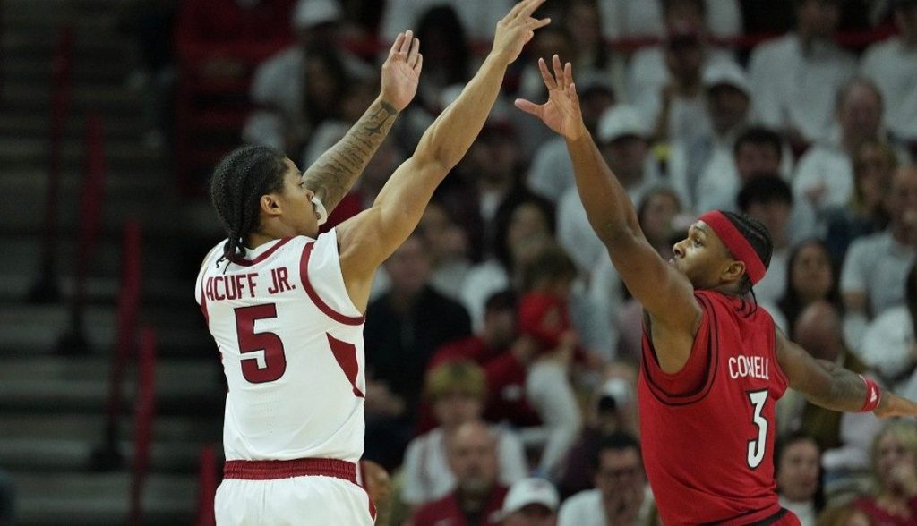 Arkansas guard acuff Jr. earns SEC freshman of the week for fifth ...