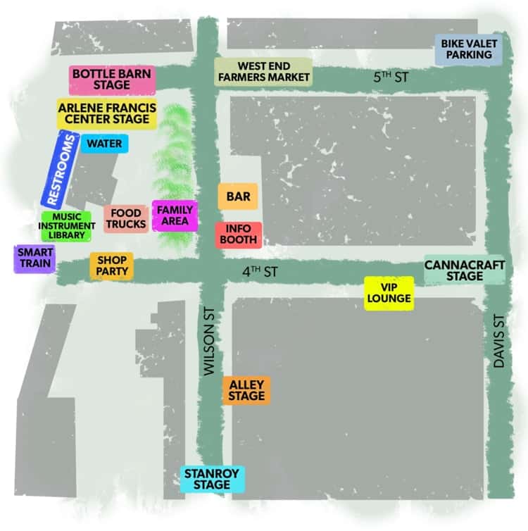 Railroad-Square-Music-Festival-MAP | KSRO