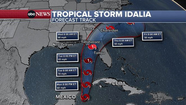 Tropical Storm Idalia expected to become hurricane this week, has ...