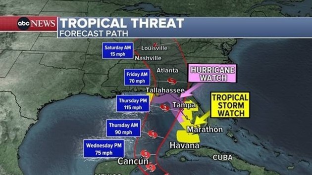 Helene live updates: Track path as storm nears Florida landfall | KSRO Helene live updates: Track path as storm nears Florida landfall | KSRO