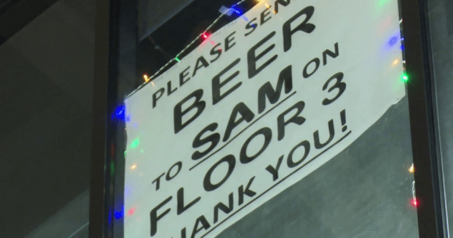 '3rd Floor Sam' Has People Send Beer Up To His Office | Big 102.1 KYBG-FM