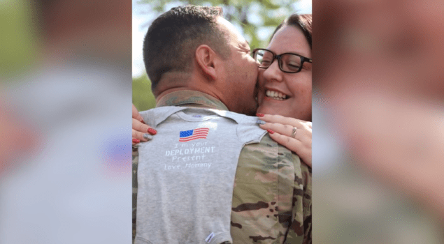 Deployed Dad Returns in Time to See Birth of Twins | Big 102.1 KYBG-FM