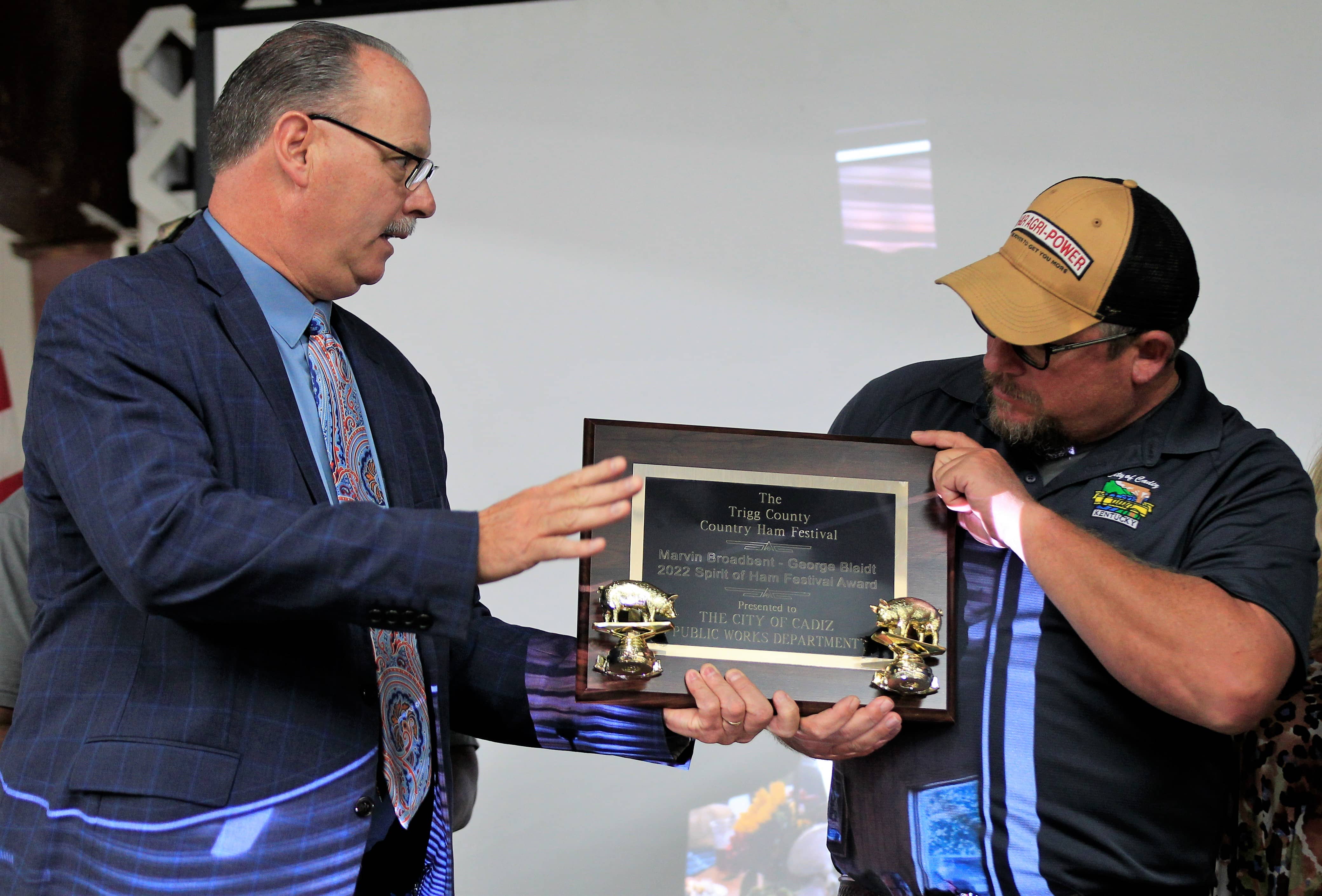 Cadiz Public Works Earns 2022 'Spirit Of Ham Festival' Award | WKDZ Radio