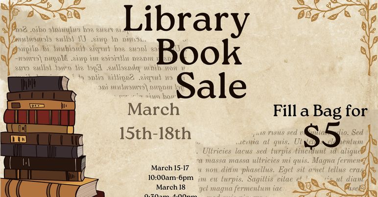 HCCPL- Book Sale! | WKDZ Radio