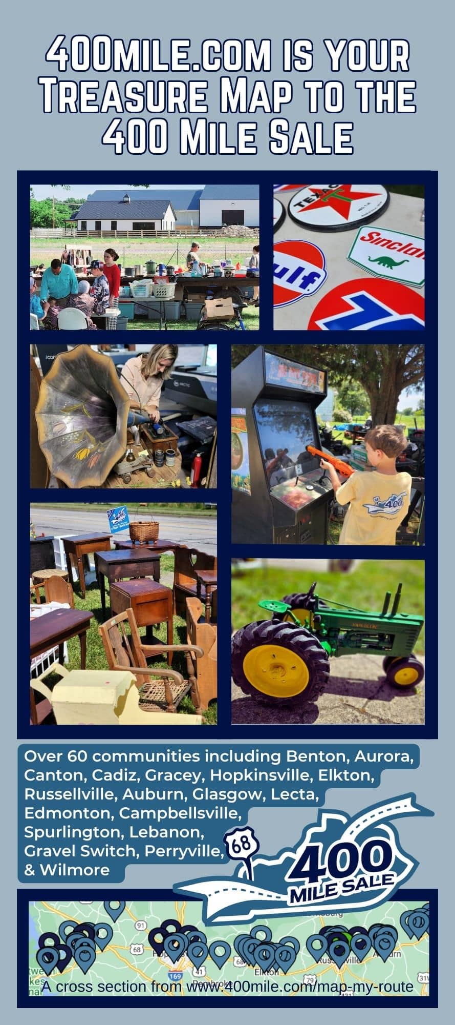 400 Mile Yard Sale WKDZ Radio