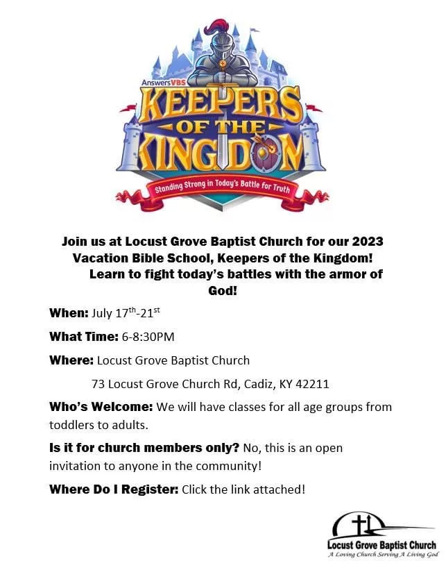 Locust Grove Baptist Church- VBS | WKDZ Radio