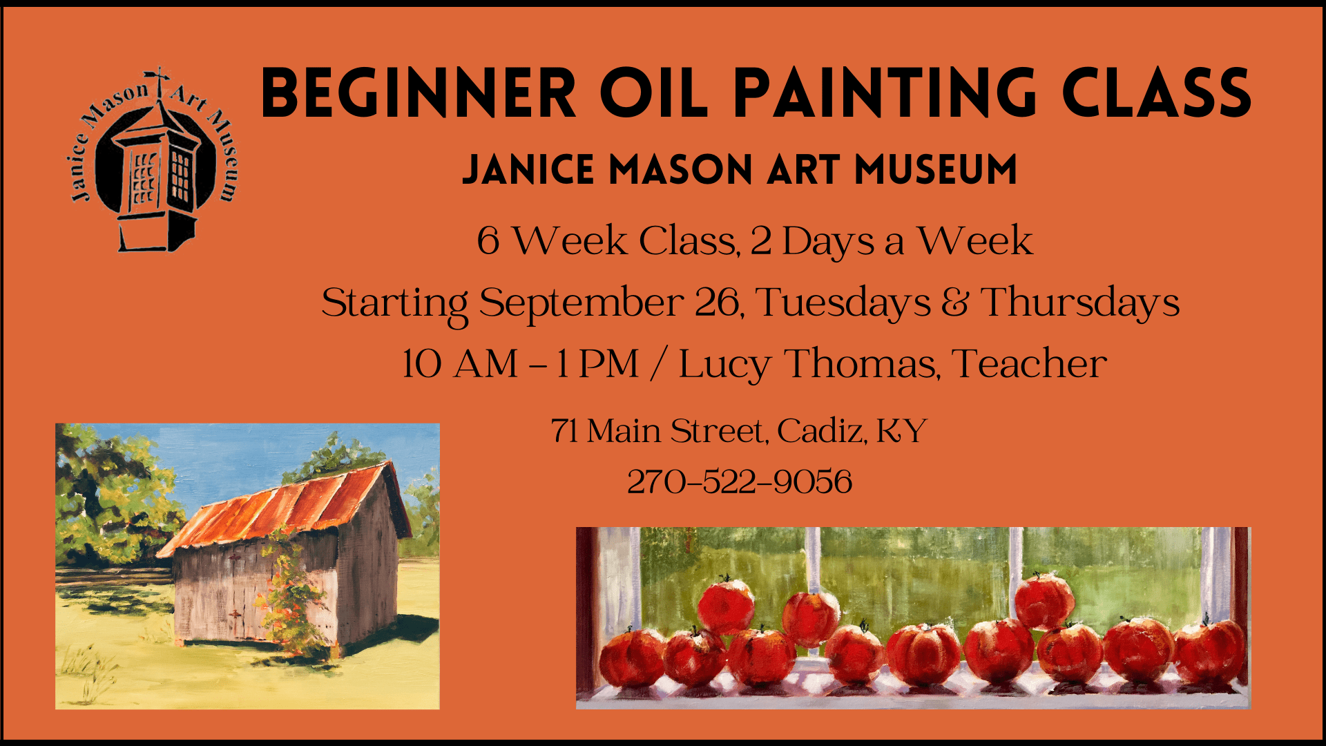 Beginner Oil Painting Class | WKDZ Radio Beginner Oil Painting Class | WKDZ Radio