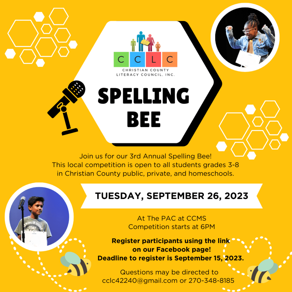 Christian County Literacy Council’s Spelling Bee- Register | WKDZ Radio