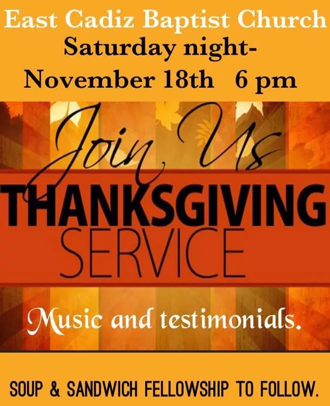 Thanksgiving Service | WKDZ Radio