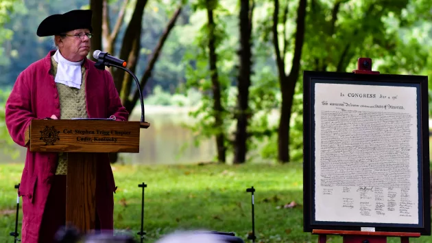 2024 Trigg SAR Reads Declaration Of Independence | WKDZ Radio