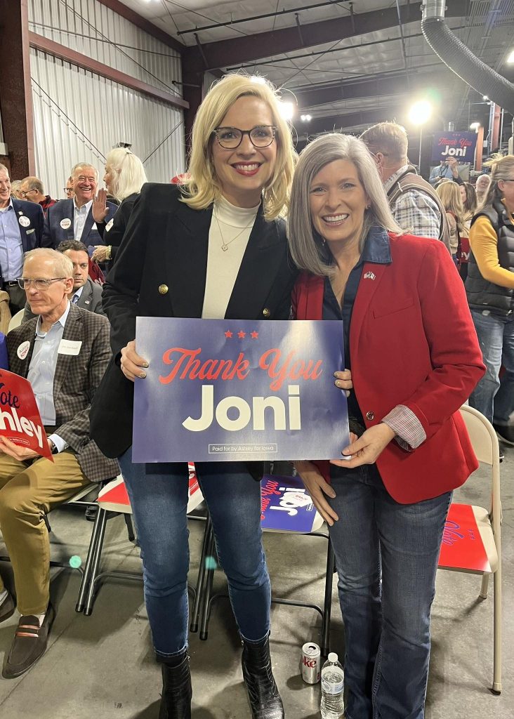 Ernst endorses Hinson to replace her in U.S. Senate | The Mighty 1630 KCJJ