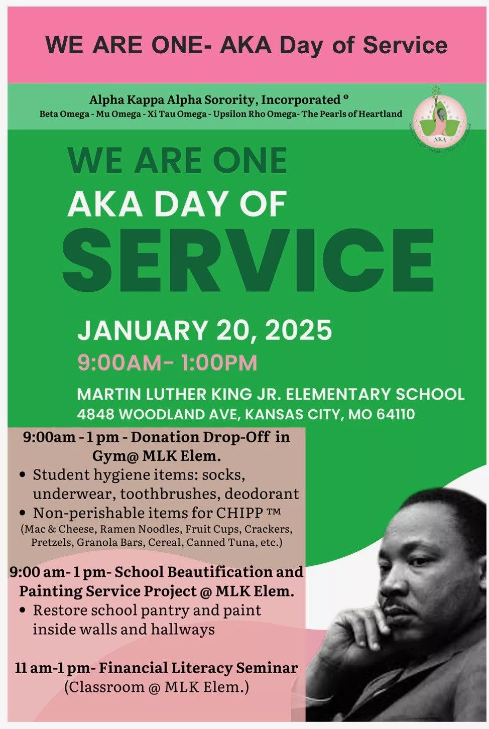 Community Corner: Alpha Kappa Alpha, Sorority Inc.® "We Are One" MLK ...